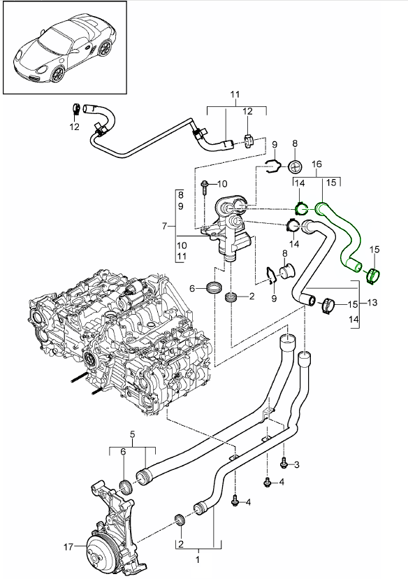 Buy Porsche 991 (911) MK1 2012-2016 991 Carrera C2 3.4L (350Bhp) Water ...