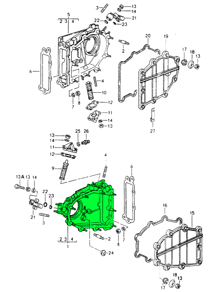Porsche 964 Turbo Chain Tensioner Housing LEFT 96410509320 ...