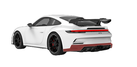 Rear diffuser upper carbon fibre. Porsche 992 GT3 - 1016.992.05 ...