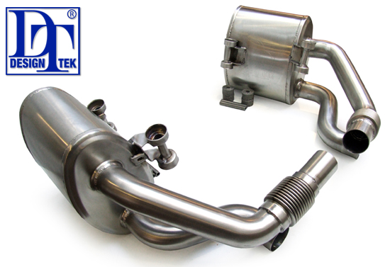 Secondary Sports Exhaust Boxes DesignTek for Porsche 991 - 3606009923 ...