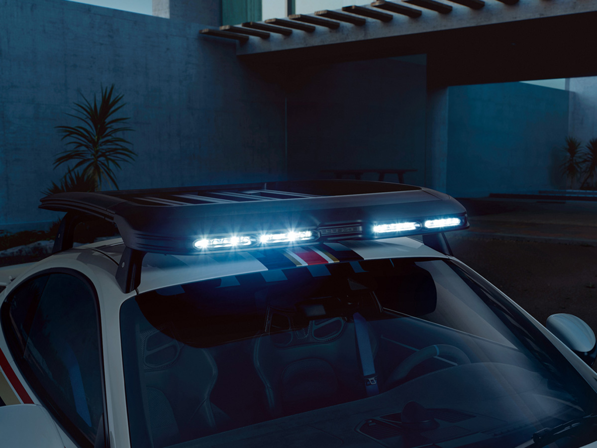 Porsche 992 Roof basket with auxiliary headlights 992044885 - 992044885 ...