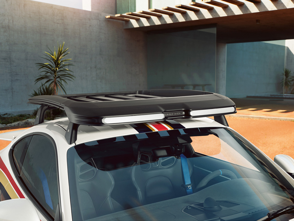 Porsche 992 Roof basket with auxiliary headlights 992044885 - 992044885 ...