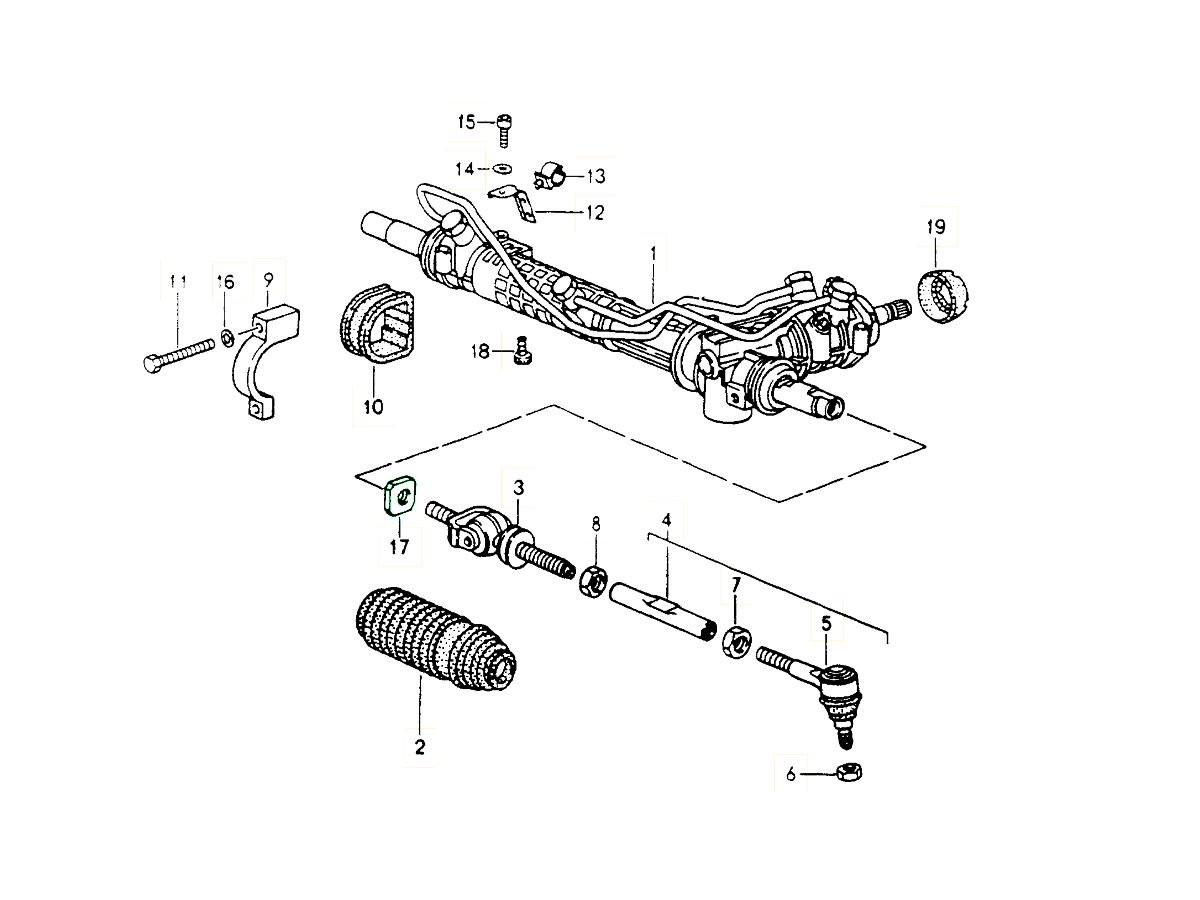 Porsche 964 Steering Spacer Block 96434732502 - 96434732502 | Design 911