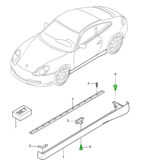 Porsche Tapping Screw 99907323109 - 9A700769800::1 | Design 911