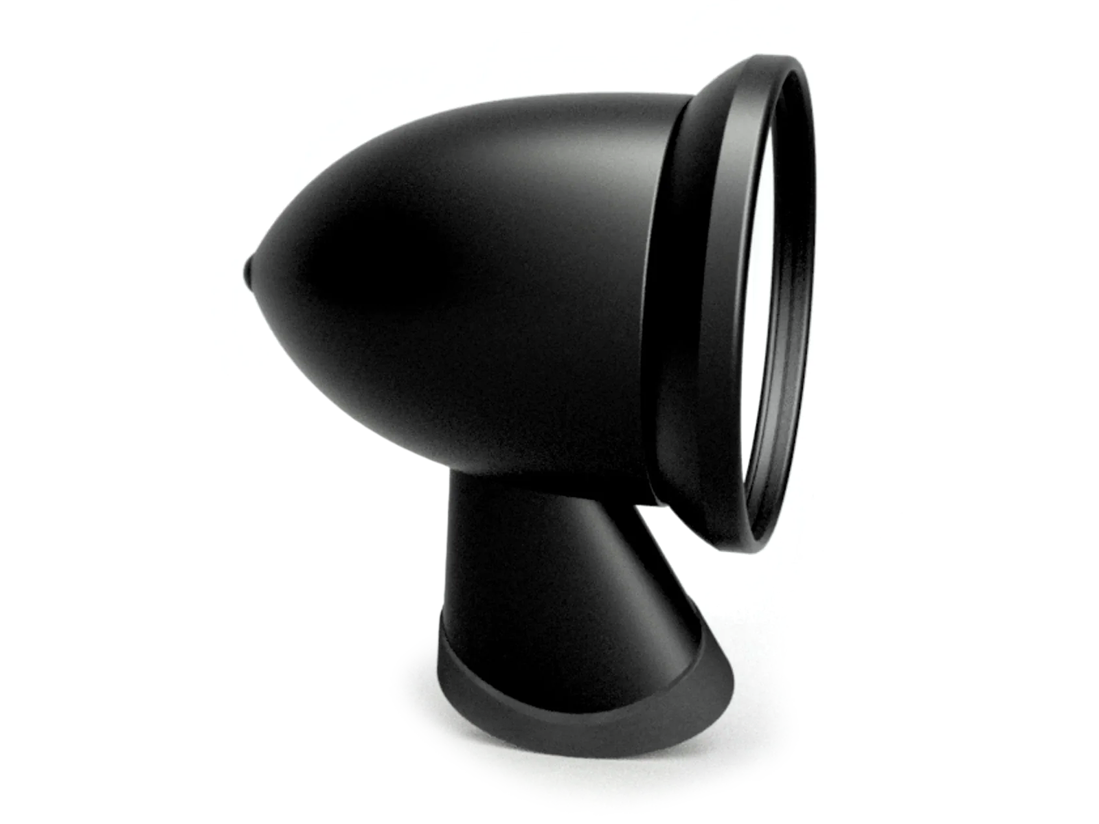 Aluminium bullet mirror, in Satin Black. Porsche 911 1965-1974 ...