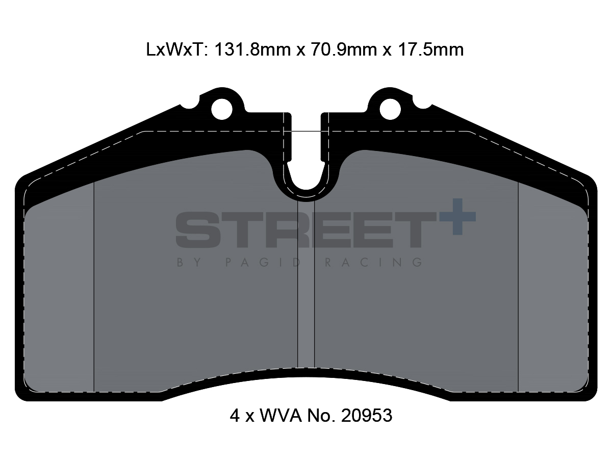 PAGID Street+ Pads for Street Use | Design 911