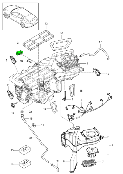 Air Con Expansion Valve Porsche Panamera 970 97057362100 - 97057362100 ...