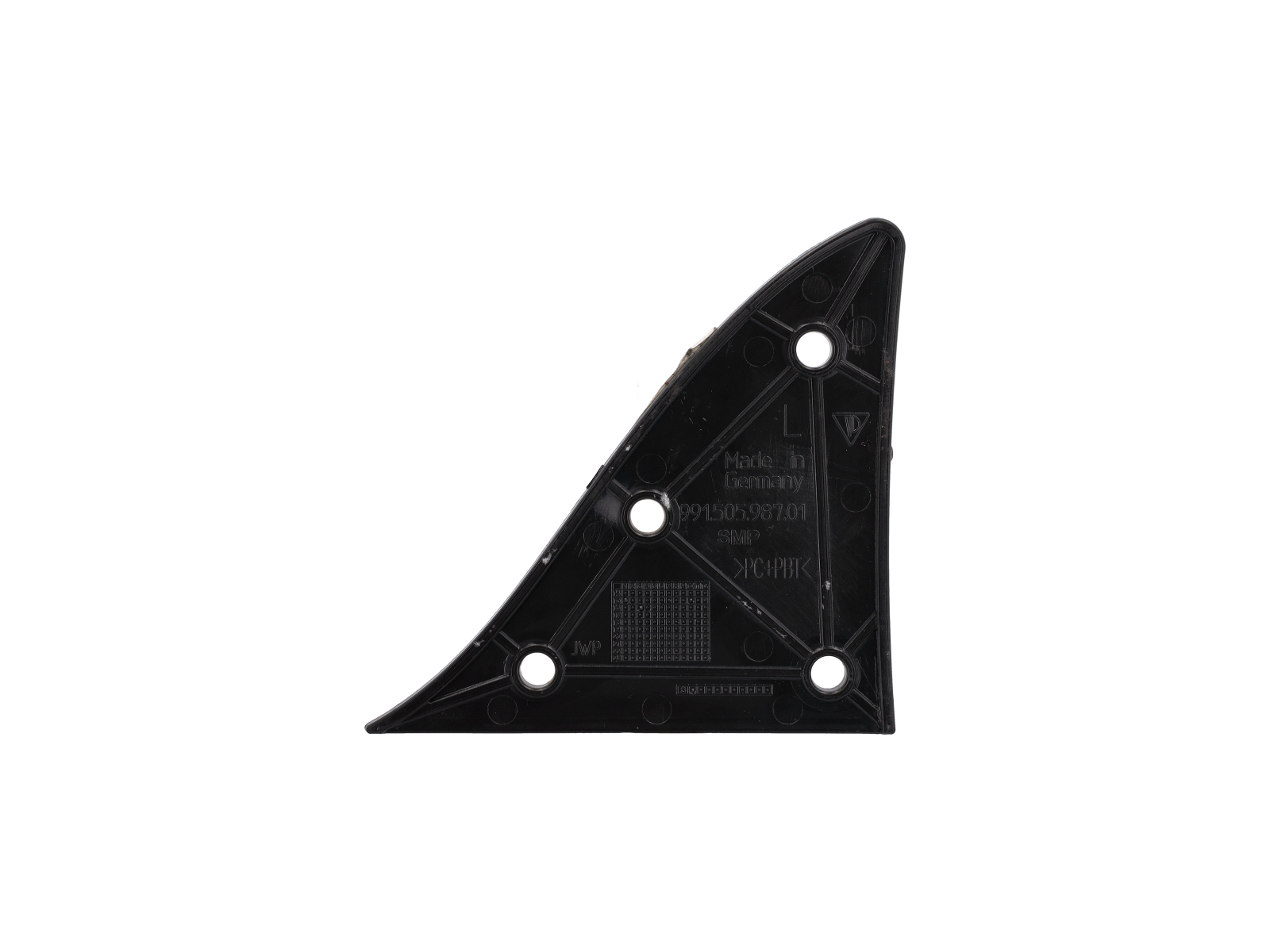 Reinforcement plate front lower spoiler mounting. Porsche 991 turbo ...