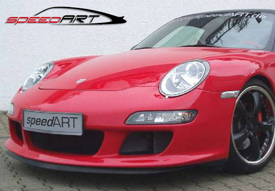 Front Bumper/Spoiler and Lower Lip SpeedArt CS. Porsche 997 2005-08 ...