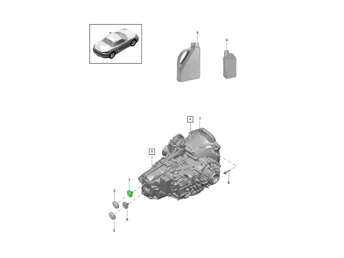 Buy Porsche Cayman 987C/981C (2005-2016) Gearbox Casing / Casing Parts ...