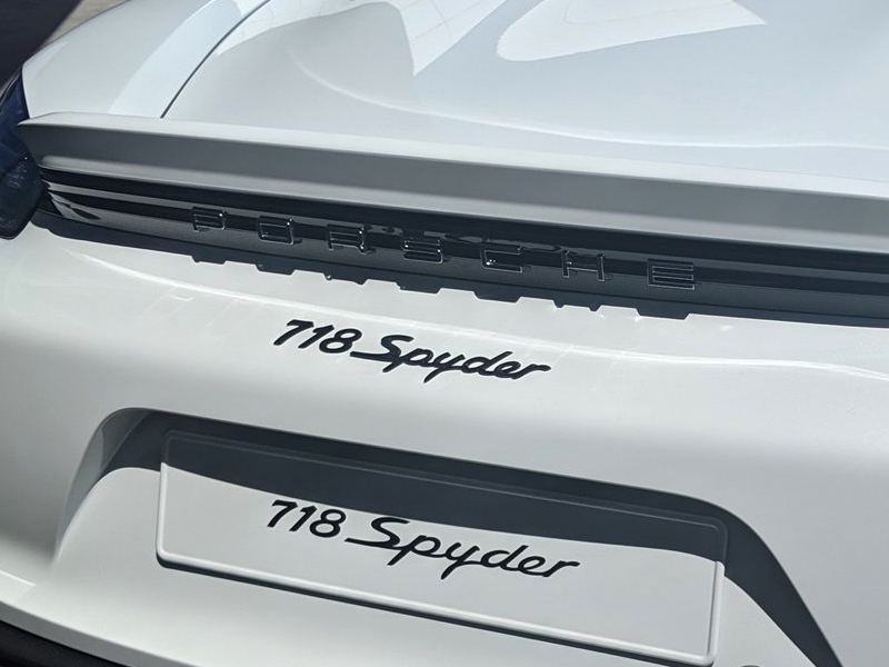 Badge arrière "Spyder" pour Porsche 718 (982) Boxster Spyder ...