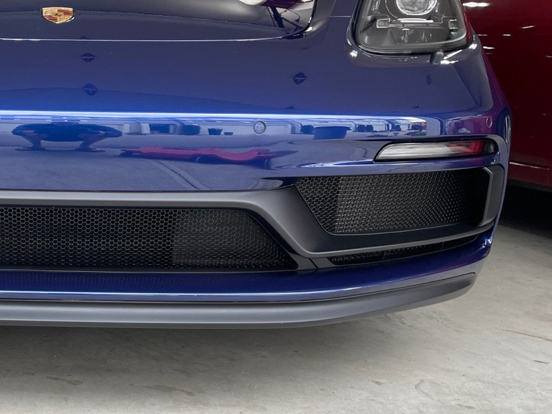 Complete front bumper grille wire mesh set Porsche 718 Boxster and ...