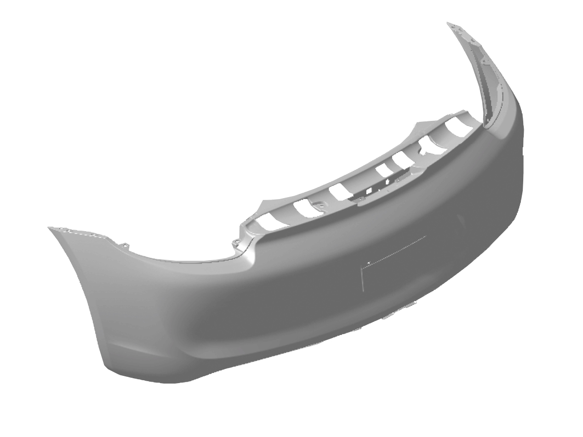 Rear bumper. Porsche 981 Cayman GT4 - 98150599182 | Design 911