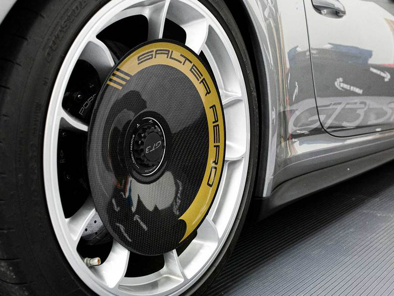 Rear wheel carbon fibre aero discs Porsche 991.2 GT3 - SA013G | Design 911