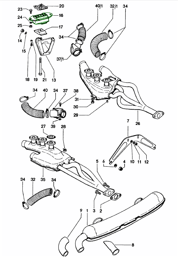 Porsche 914 engine mount 91437504901 - 91437504901 | Design 911