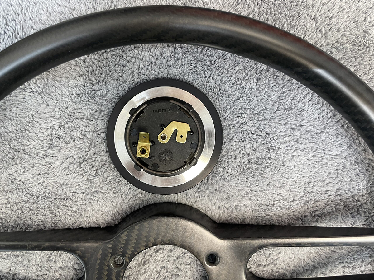 Carbonfaser-/Aluminium-Lenkrad. Porsche 911 G/F-Modell / 964 / 993 ...