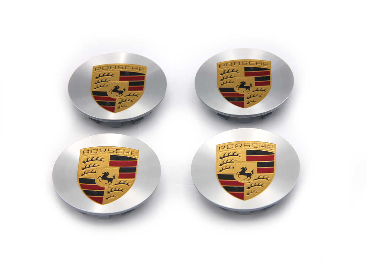Enjoliveurs de roue avec écusson coloré pour Porsche 00004460737 ...