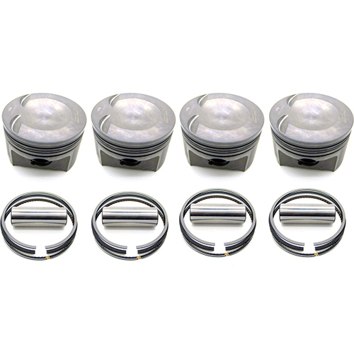 Engine piston set PORSCHE 968 3.0L for use in factory aluminum bores ...