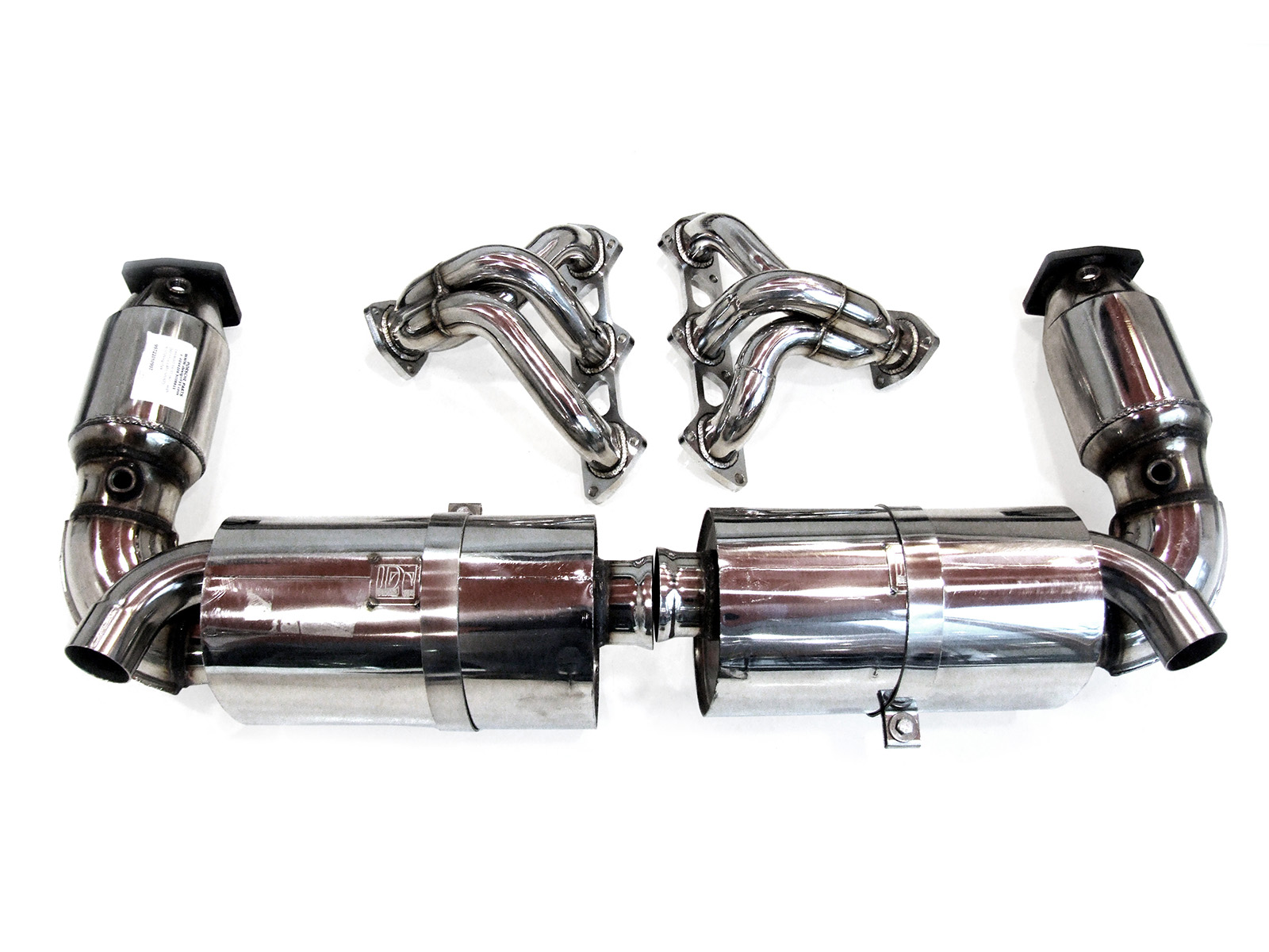 Sports Exhaust Muffler & Headers Package. Porsche 997 Turbo ...