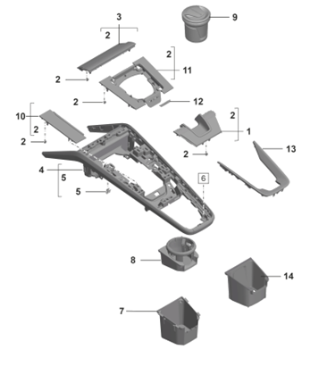 Buy Porsche 992 (911) MK1 2019-2024 992 Carrera 2S 3.0L Centre & Middle ...