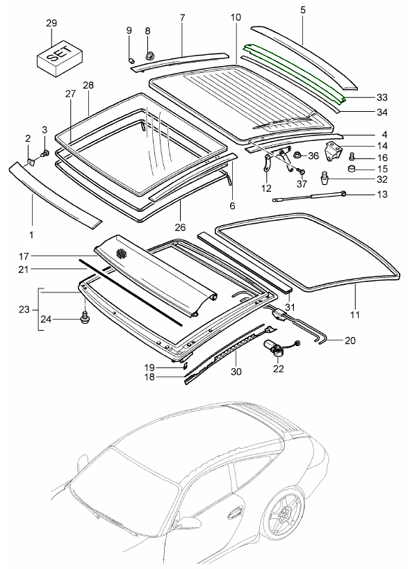 Buy Porsche 997 (911) MK2 2009-2012 Targa | Design 911