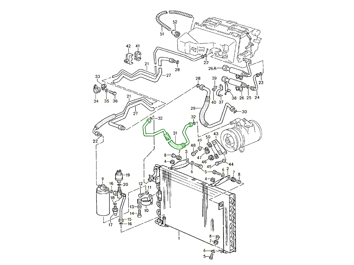 Buy Porsche 928 (1978-1995) 928GTS 5.4L 1992-95 Air con pipes | Design 911
