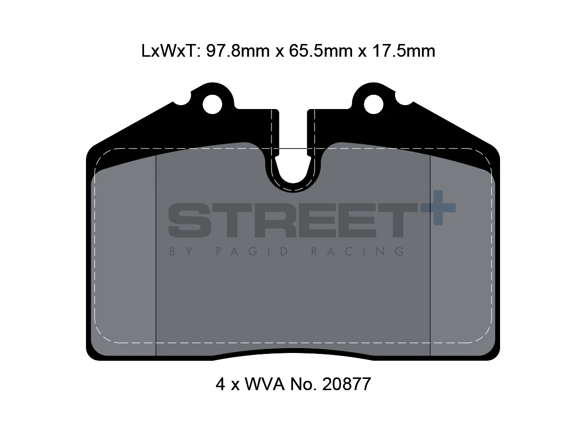 PAGID Street+ Pads for Street Use | Design 911