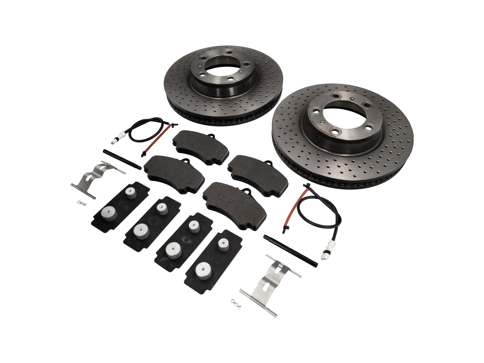 FRONT Brake Pads and Brake Disc Package Porsche 997 C4S Brembo ...