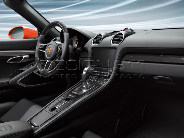 Interior package in CARBON. Porsche 718 Boxster / 718 Cayman ...