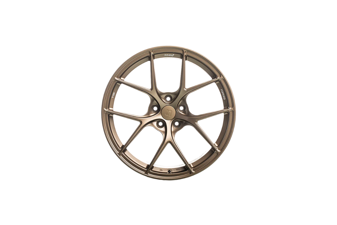 Titan 7 Forged T-S5 Split 5 Spoke Alloy Wheel Front 9 x 18. Porsche 987 ...