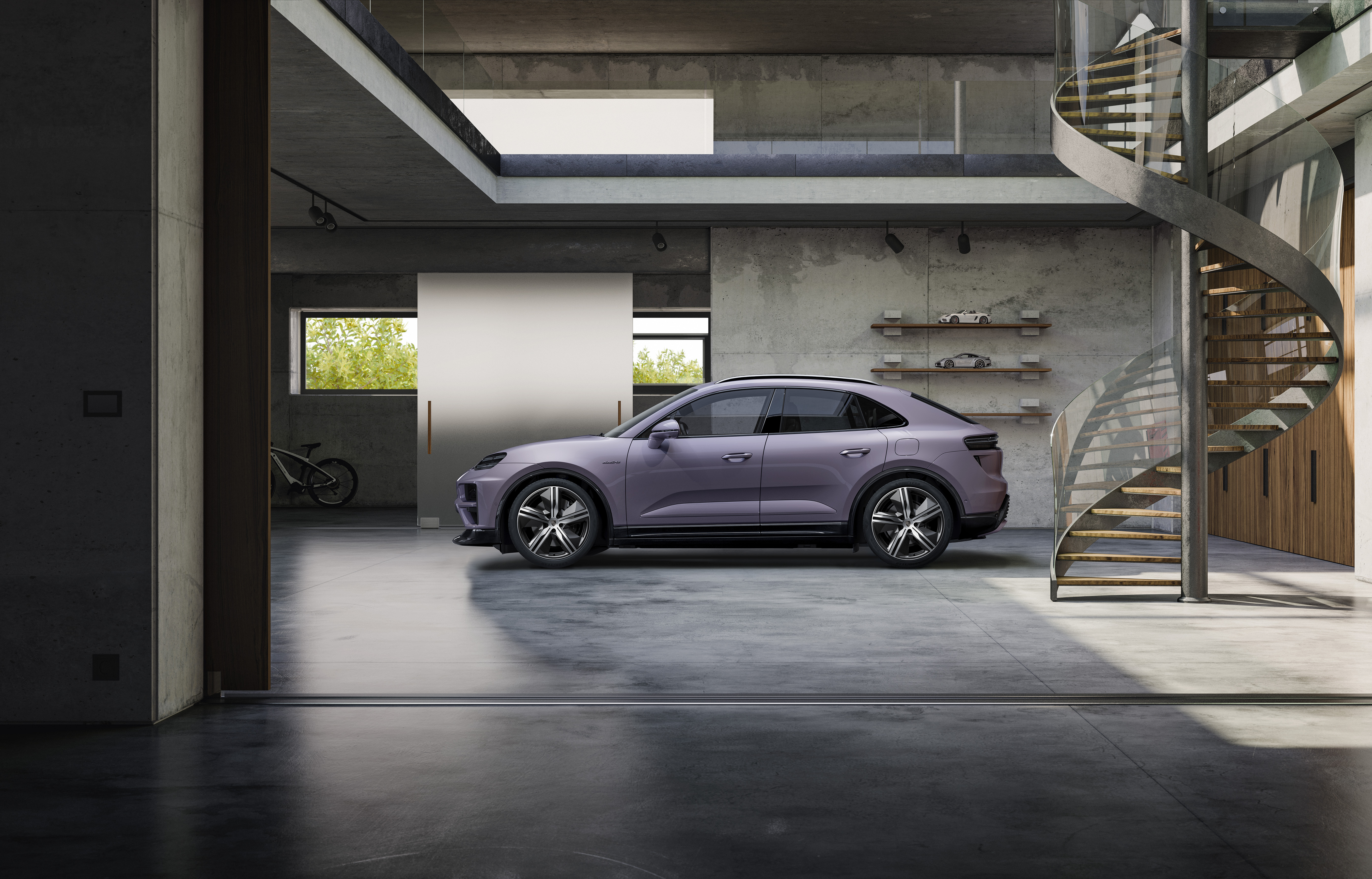 22" Macan exclusive design summer wheel-and-tyre set, with aeroblades ...