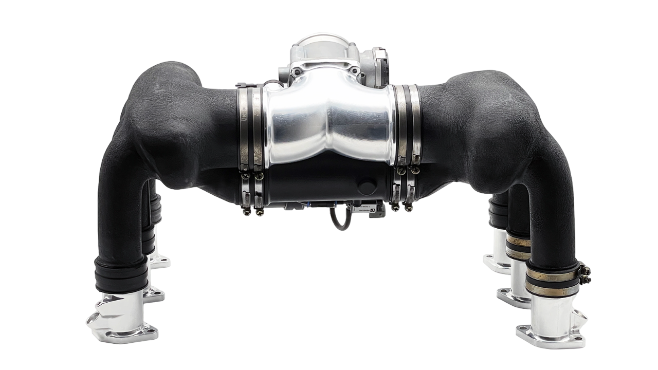 Drive by wire inlet conversion kit with inlet manifold runners billet ...