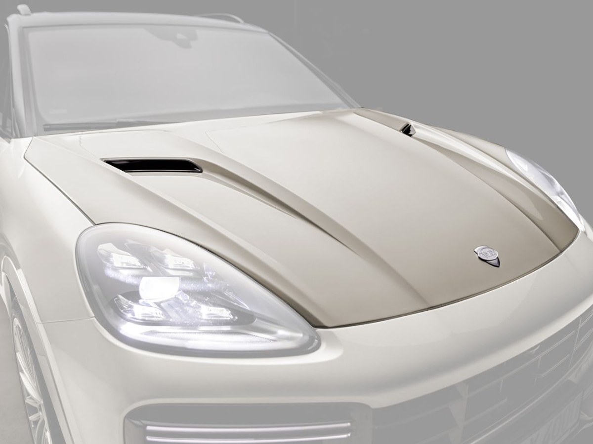 TechArt Aero engine hood. Porsche 9YA (E3.2) Cayenne from MY 2023 09Y ...