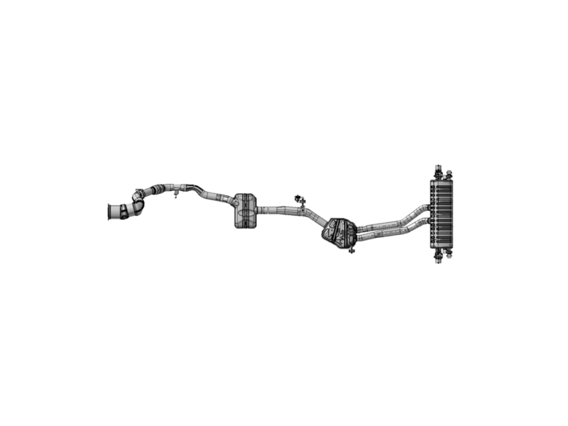 Porsche 9Y0 Cayenne Sports exhaust system 9Y0044222A - 9Y0044222A ...