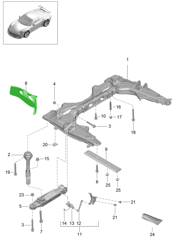 Buy Porsche 991 (911) MK1 2012-2016 991 GT3 RS 4.0L (500Bhp) Duct ...