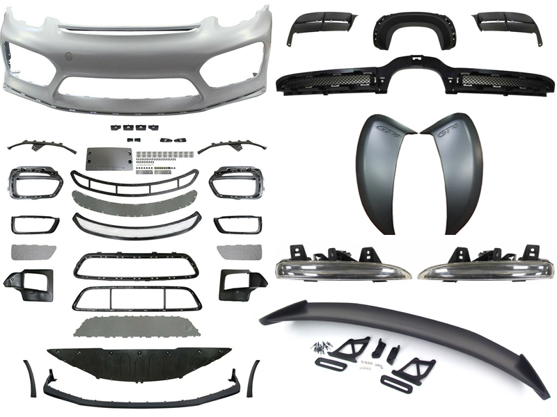 GT4 Look conversion kit for Porsche 981C Cayman - 981GT4KIT02 | Design 911