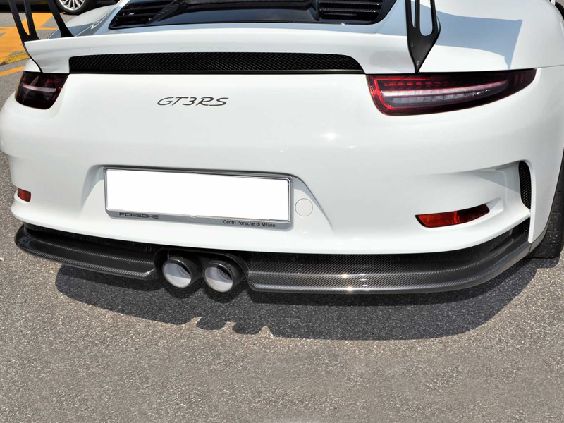 Porsche Cayman GT4 Rear bumper diffuser with mesh grills SF/C/981-505 ...