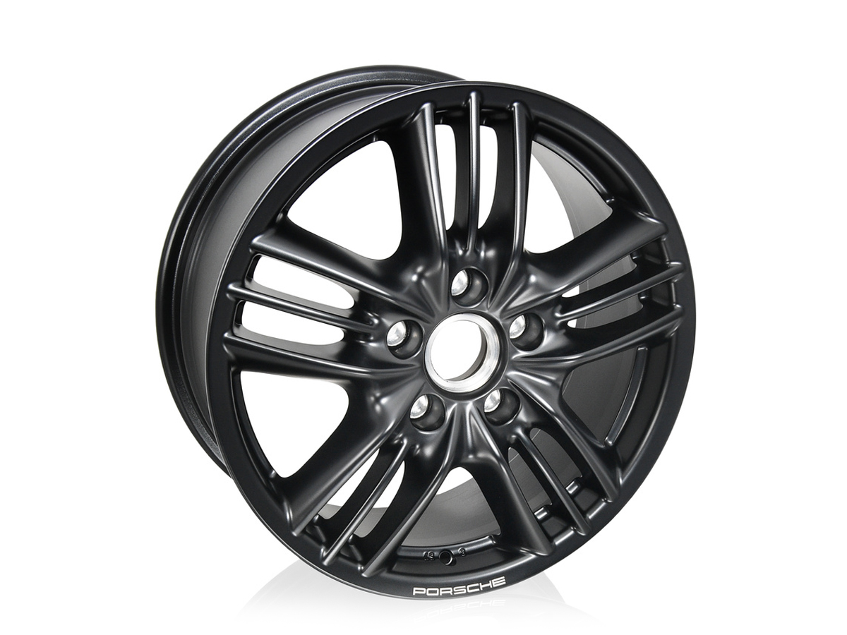 Porsche 955 957 Cayenne Off-road alloy wheel set 18-inch Matt Black ...
