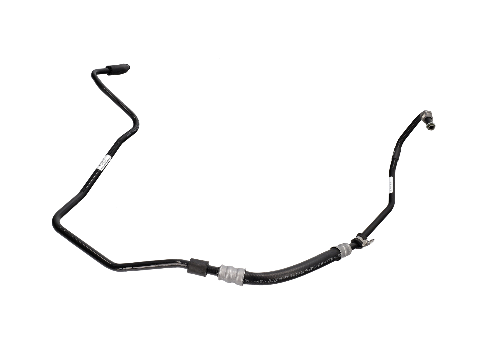 Power steering return line steering rack to oil cooler RHD. Porsche 958 ...