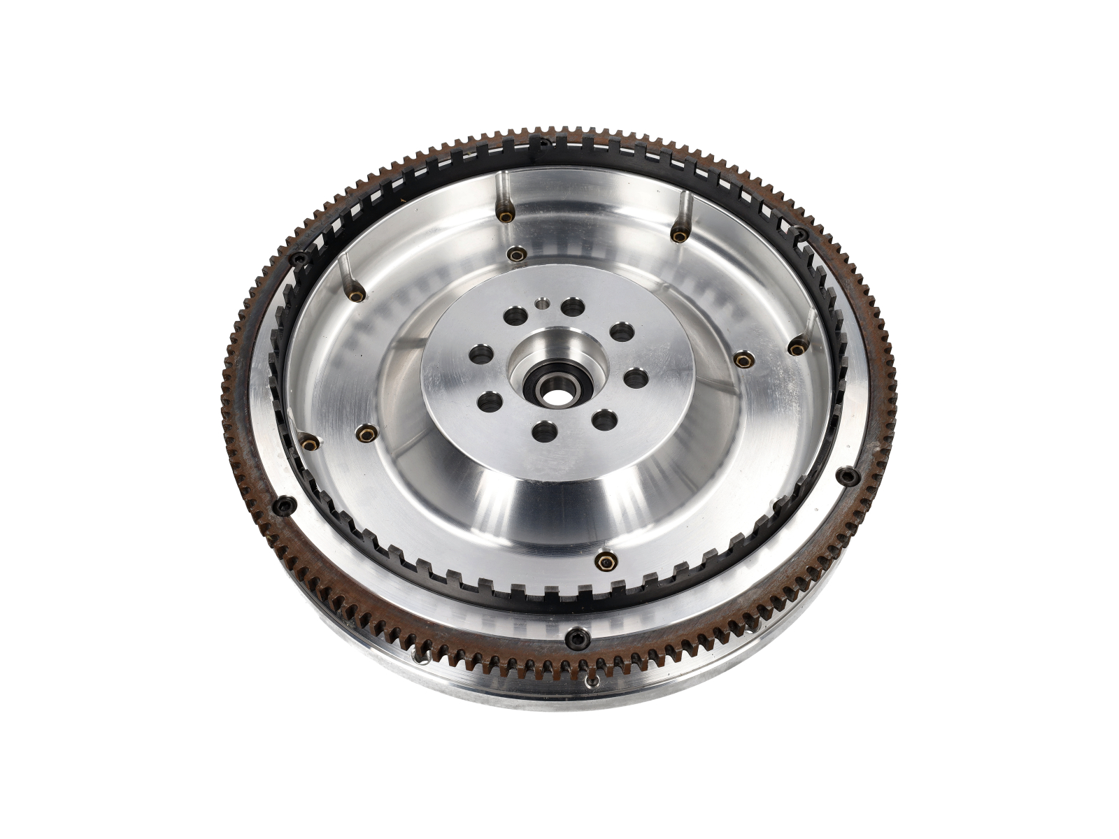 Lightweight aluminium flywheel with performance clutch and sprung ...