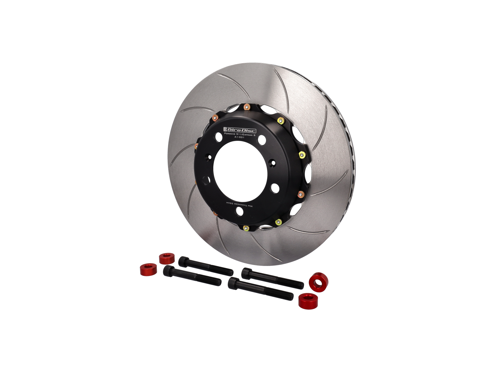 Brake Disc / Rotor Slotted 2-pc FRONT 996 / 997.1 - A1-031SL | Design 911