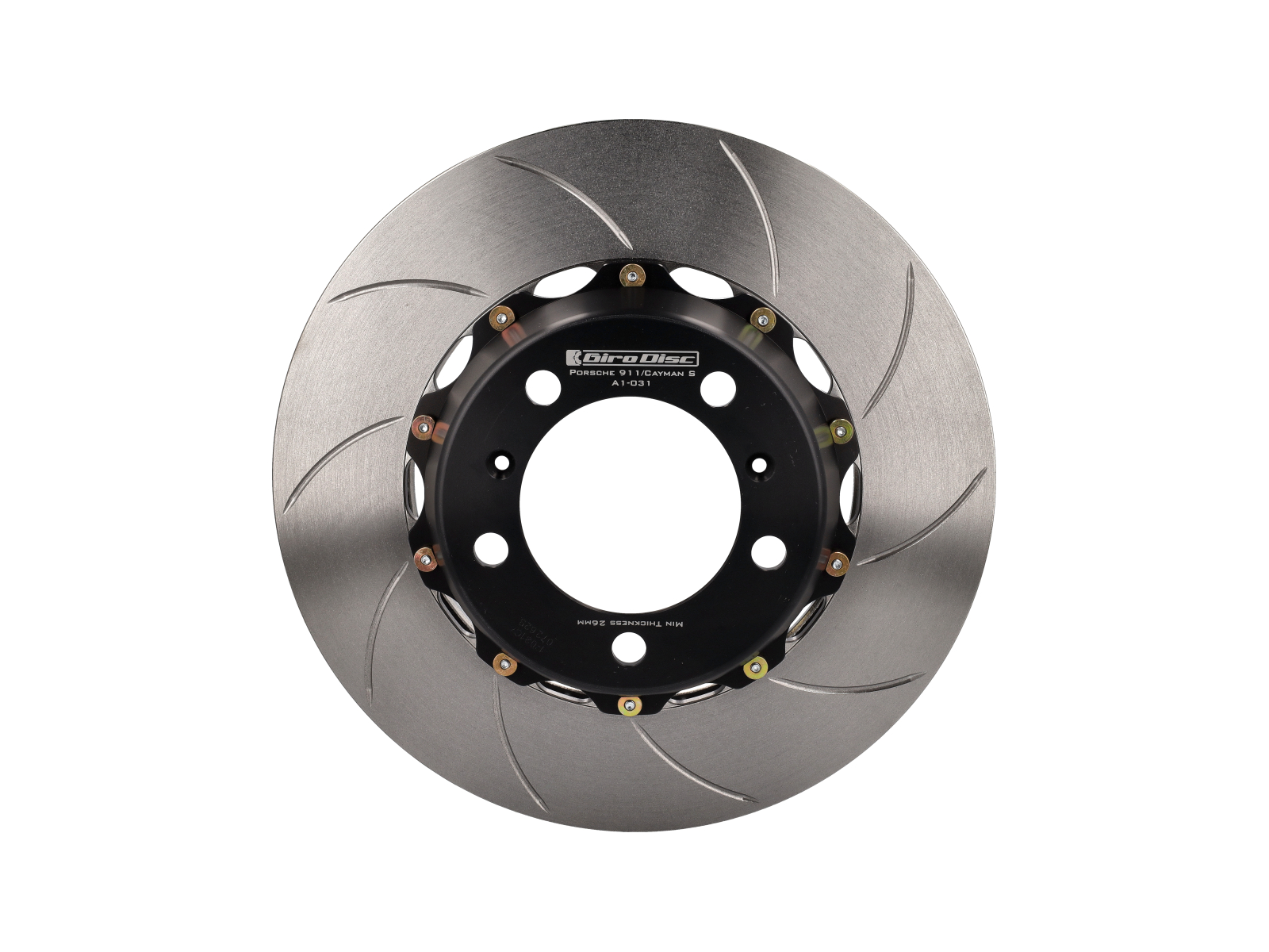 Brake Disc / Rotor Slotted 2-pc FRONT 996 / 997.1 - A1-031SL | Design 911