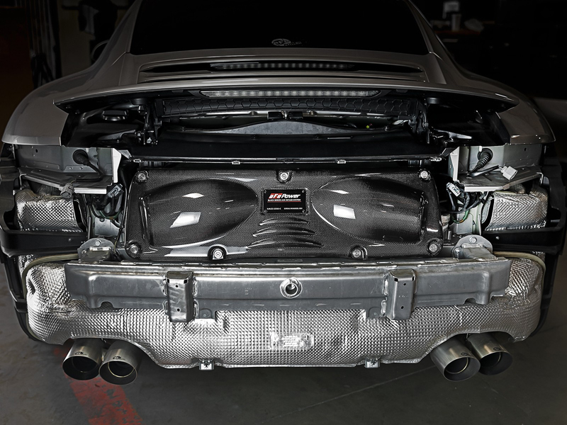 Porsche 911 Carrera Black Series Cold air intake system AFE Power - 52 ...