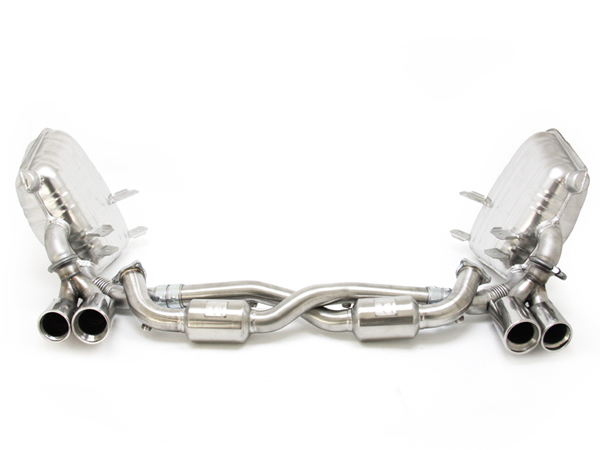 Sports exhaust with catalytic converter amd tail pipe package Porsche ...