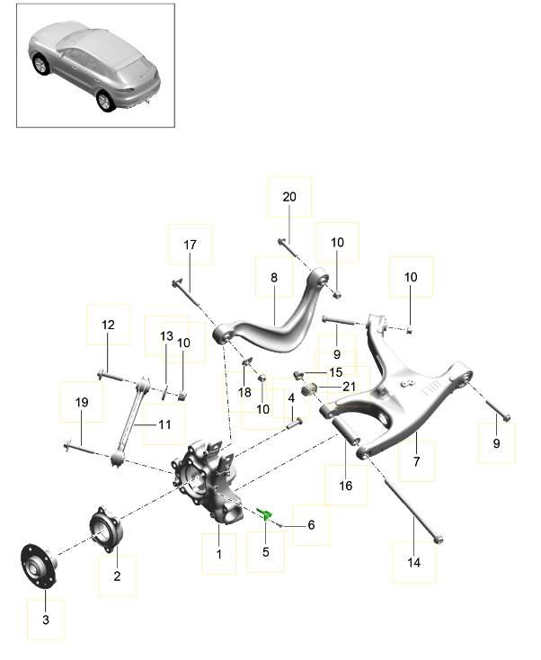 Buy Porsche Macan (95B) MK2 2019-2021 ABS | Speed Sensors | Design 911