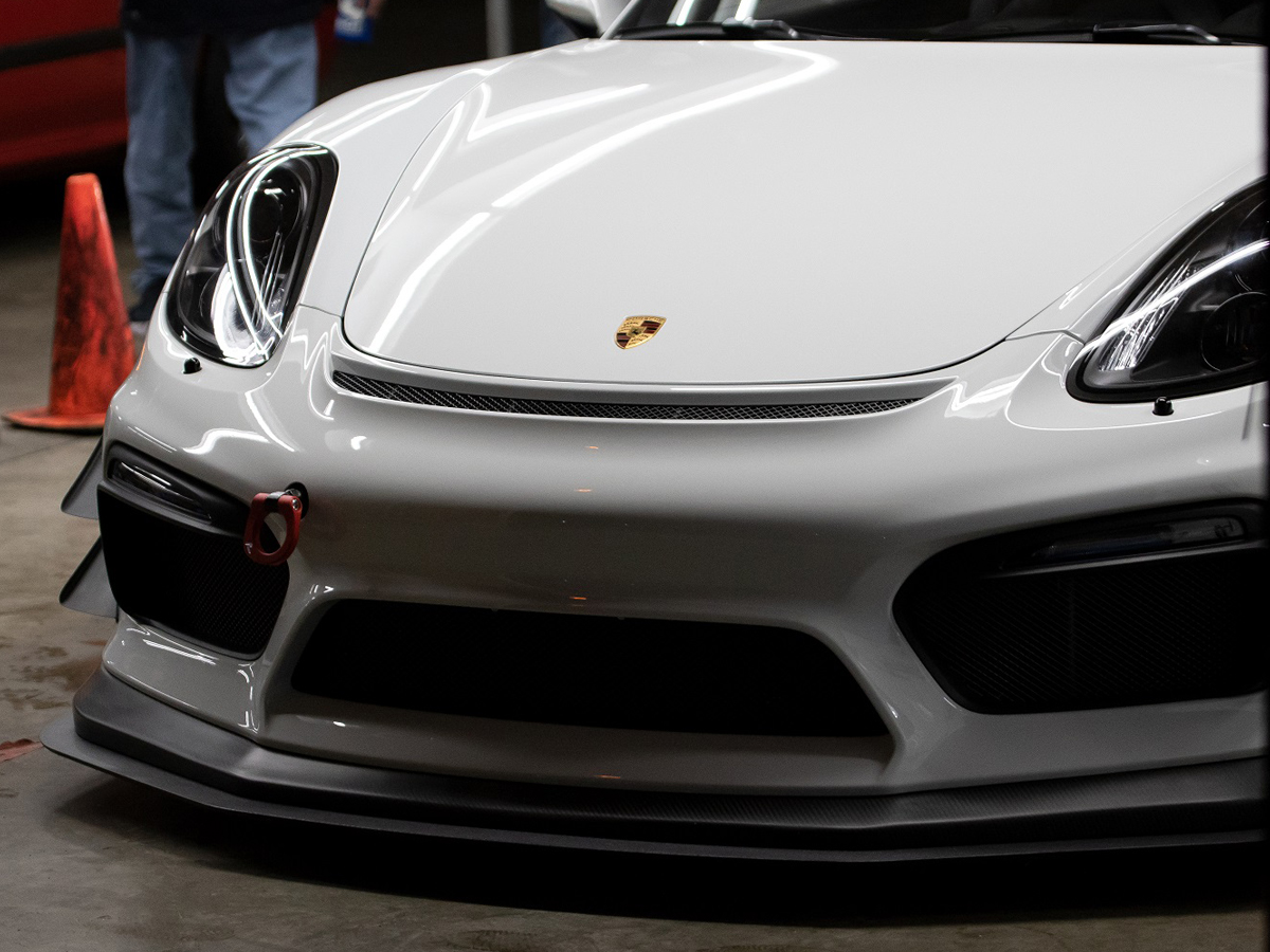 Carbon front splitter kit for Porsche 981 Cayman GT4 - A0153A | Design 911