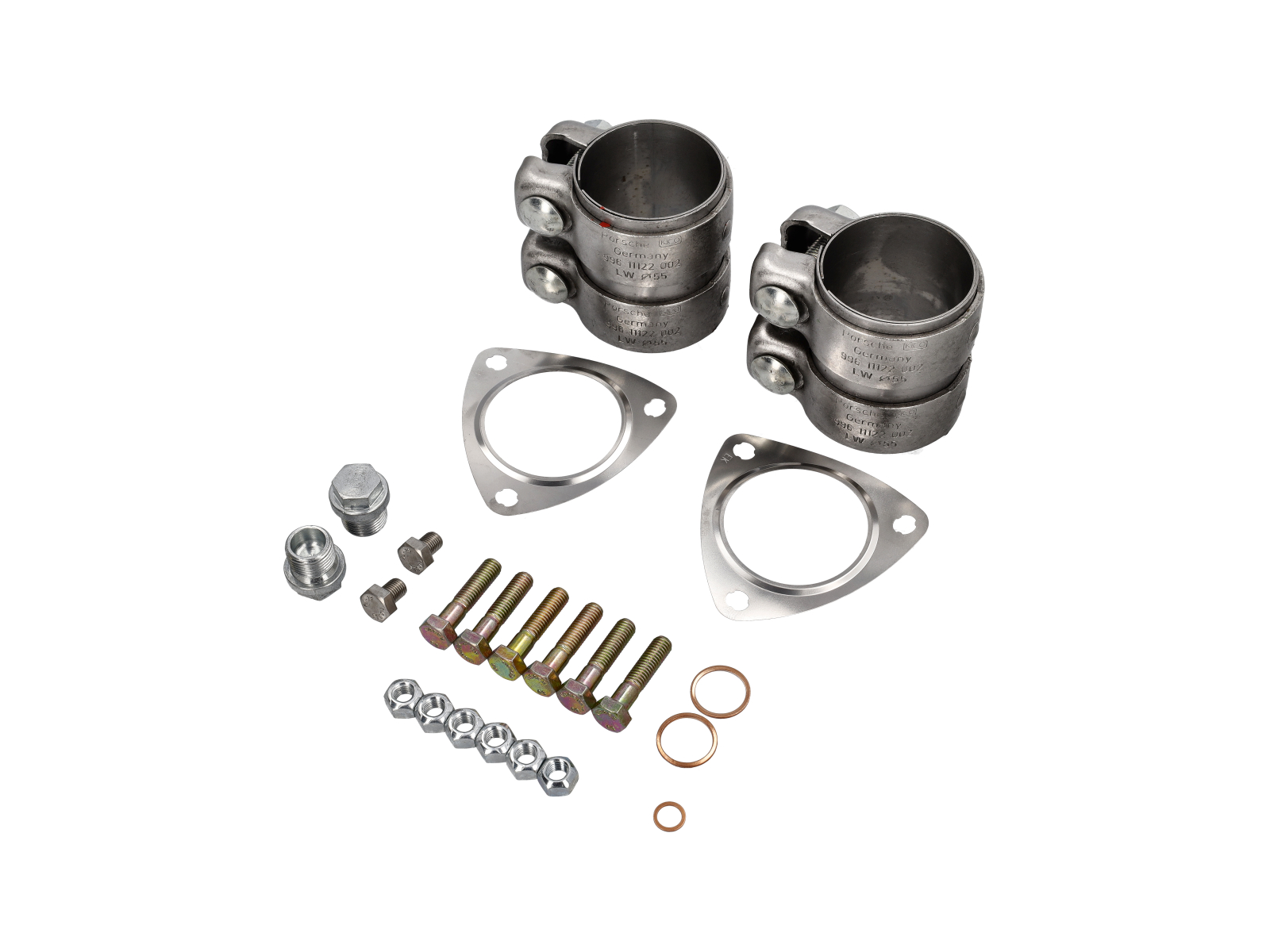 Exhaust Catalysts Fitting Kit. Porsche (911) 996 C2 /C4 / C4S ...