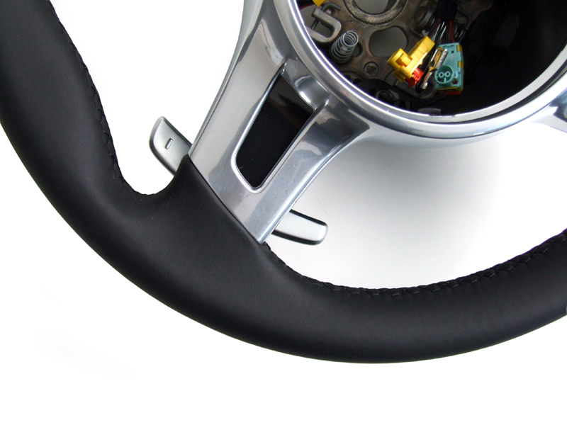 Steering Wheel 3-spoke Sport with paddle shift. Porsche 987 / 997 PDK ...