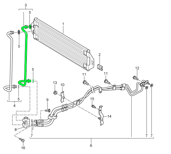 Kaufen Porsche Cayenne MK1 (955) 2003-2006 Ölsystem und Leitungen ...