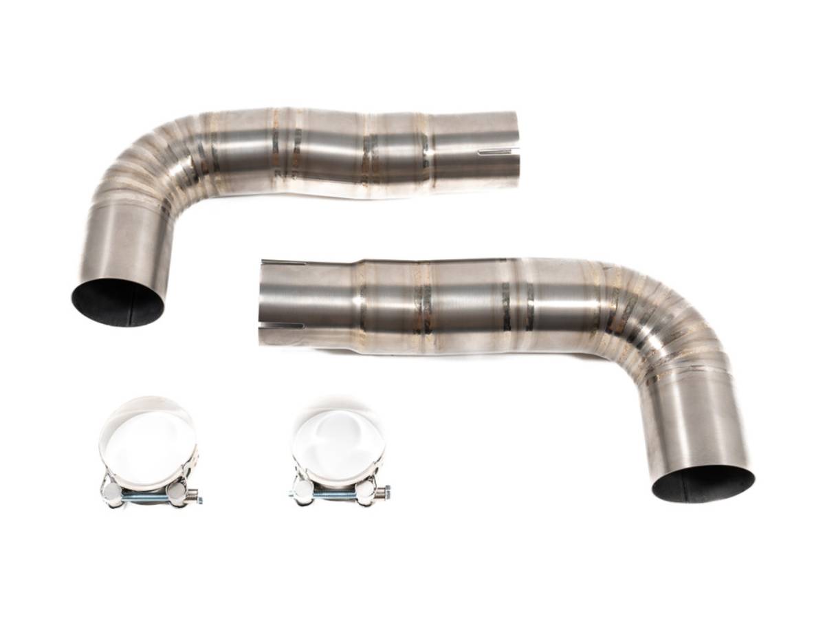 Rennline Rear muffler delete set Cup Style. Porsche 996 Carrera 2 ...